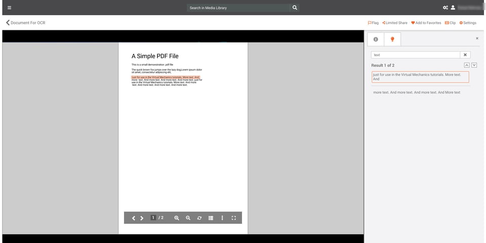 Understanding VIDIZMO OCR
